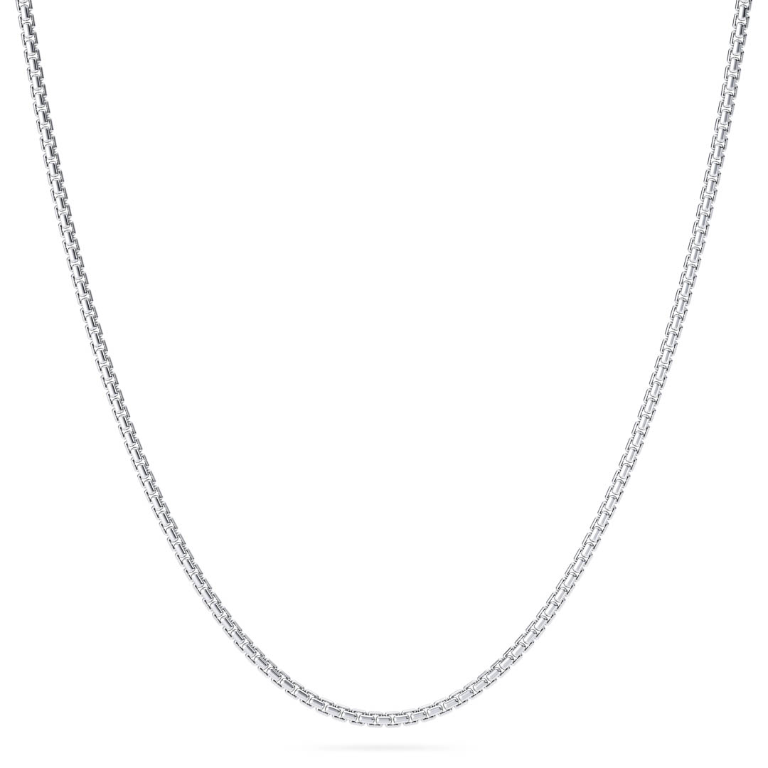 Round Box Chain 2mm | Sterling Silver