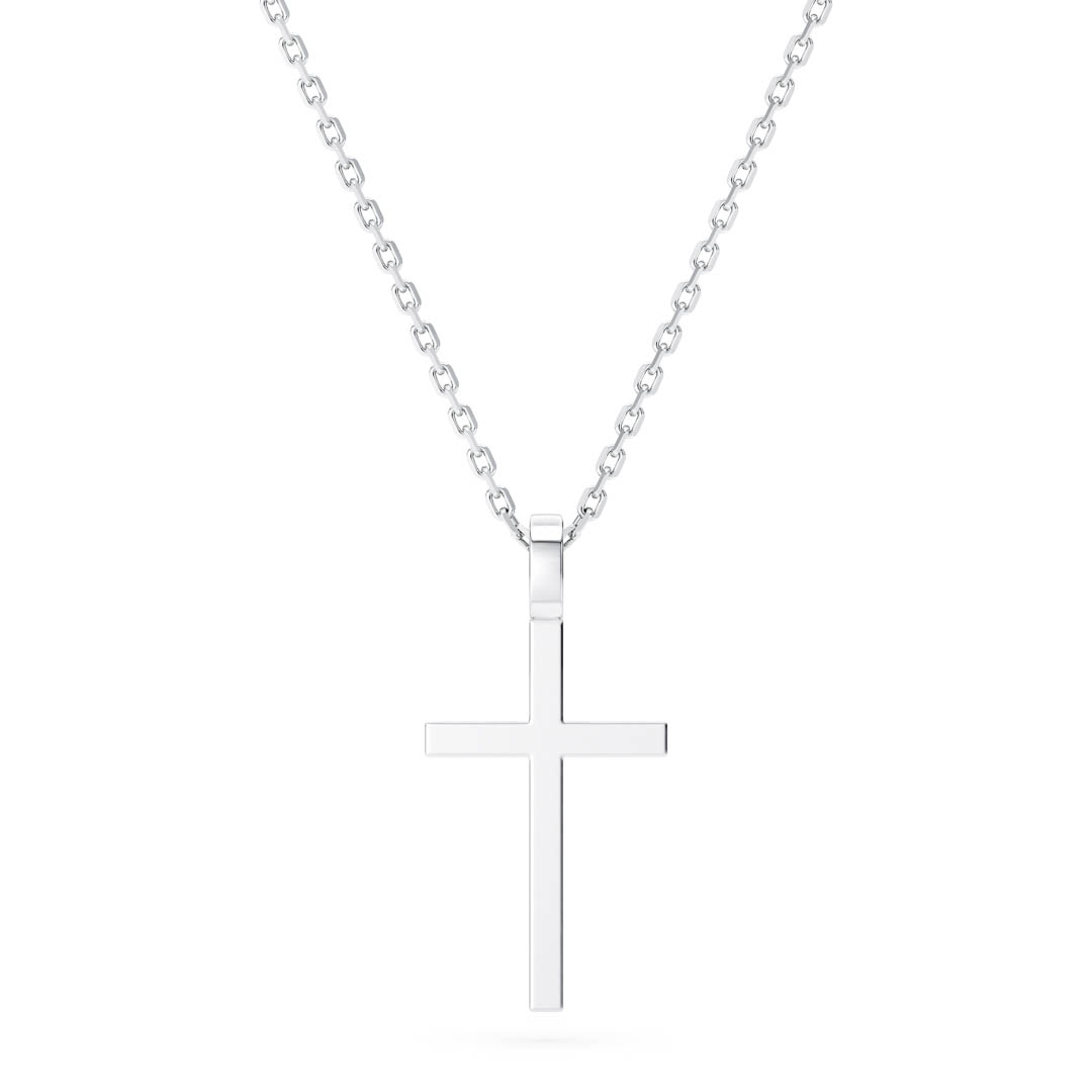 Micro Cross Pendant | Sterling Silver
